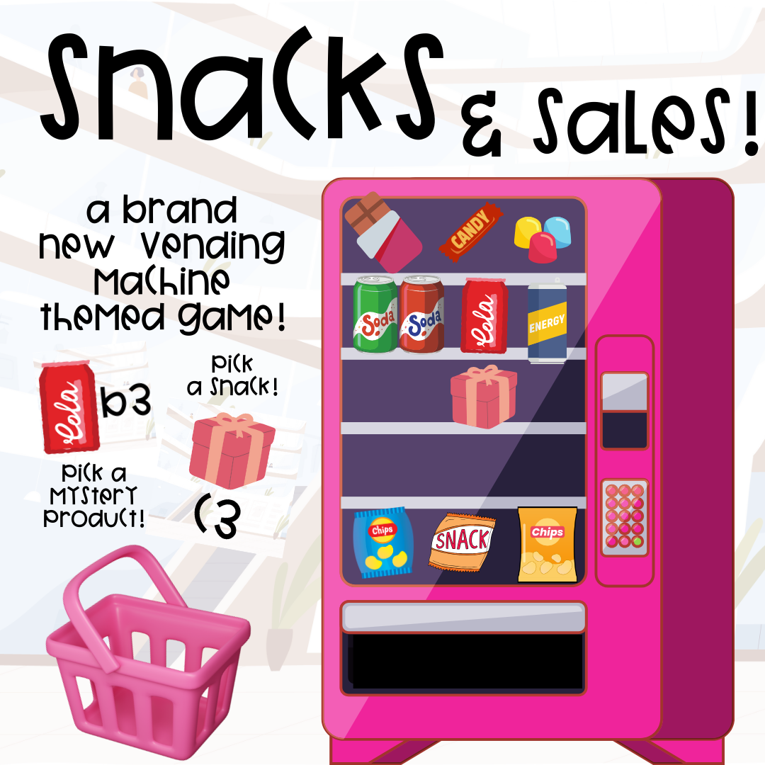 Snacks & Sales Vending Game! | Success Swag